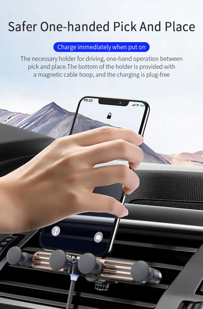 Essager 360 Rotation Gravity Mobile Stand for Car Easy Operation Stable ...